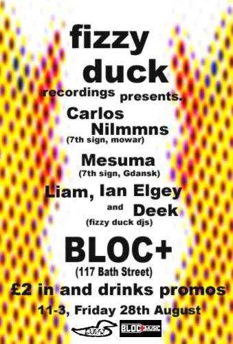 Fizzy Duck Records at Bloc+, Glasgow