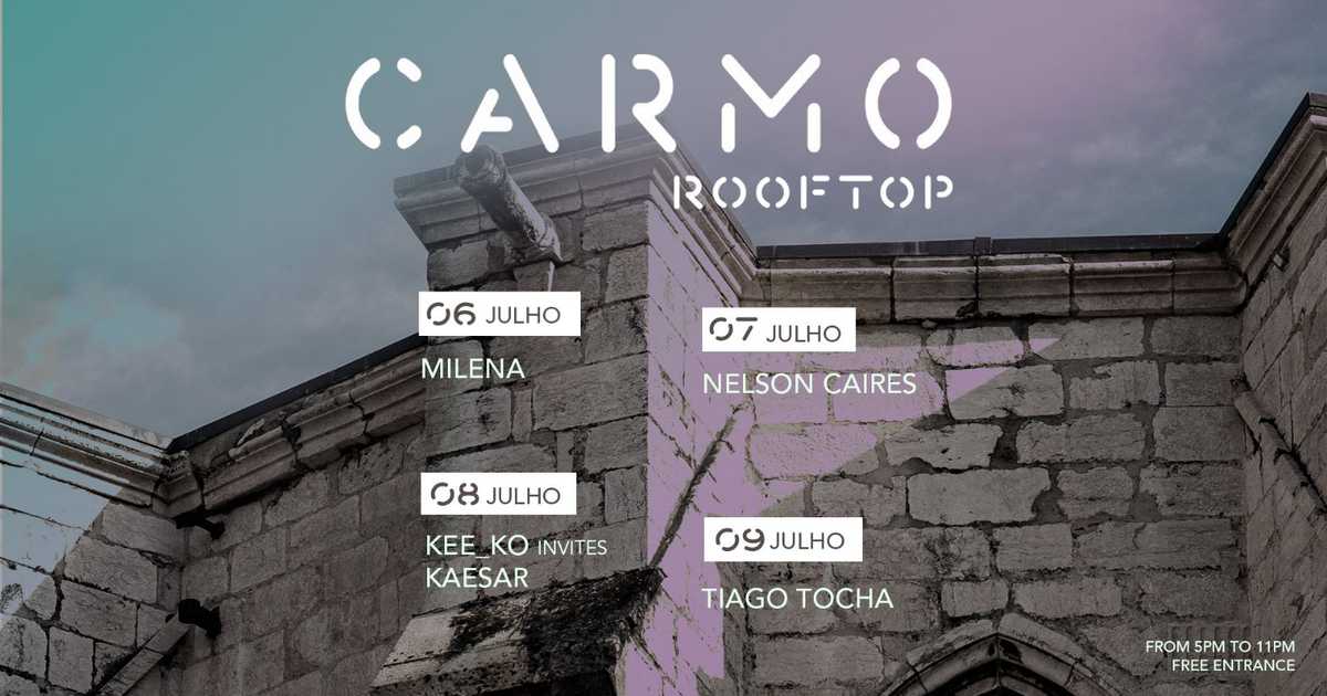 Eletronic Sundown by Carmo Rooftop a Carmo Rooftop, Lisbona