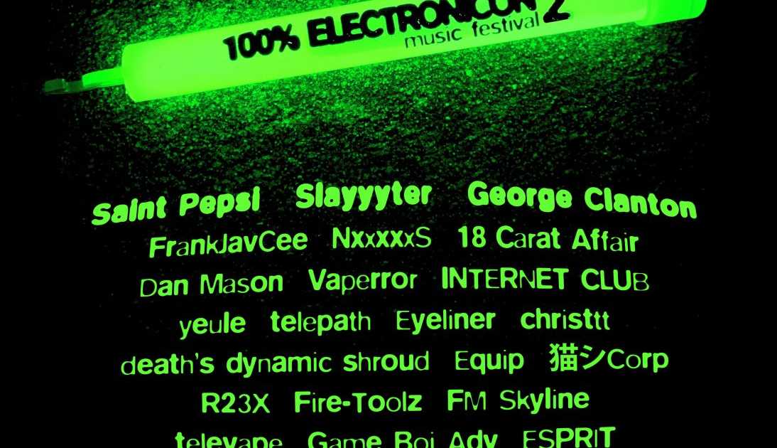 100% Electronicon 2 with George Clanton, Slayyyter & Saint Pepsi bei Catch One, Los Angeles