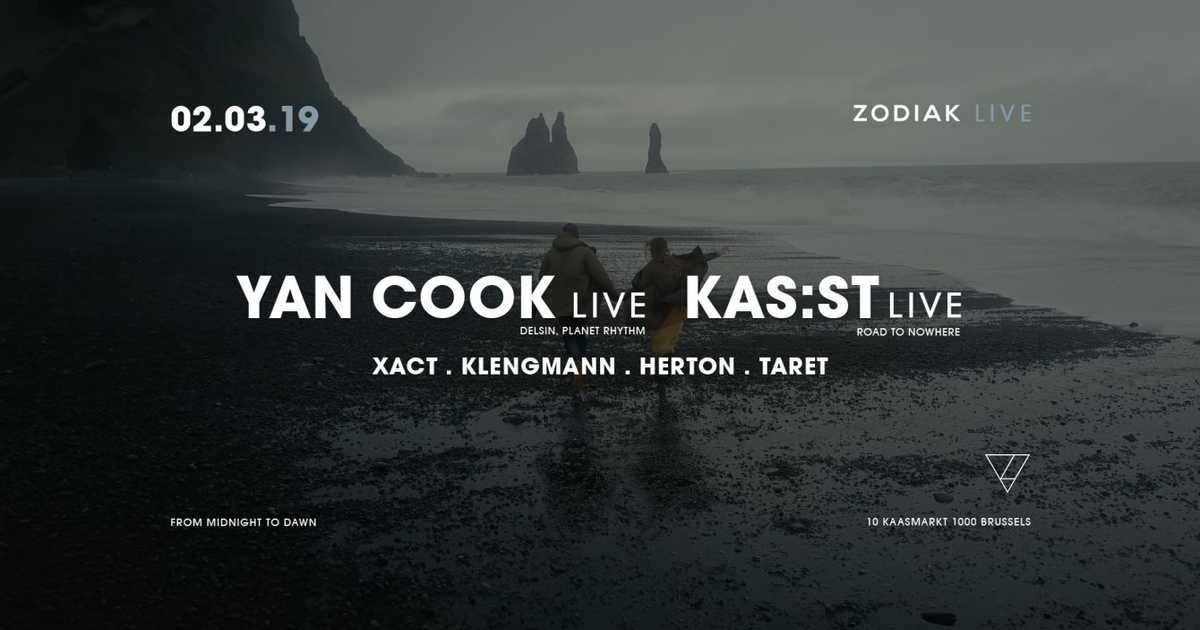ZODIAK Live: Yan Cook - Kas:st - Taret en Zodiak, Brussels