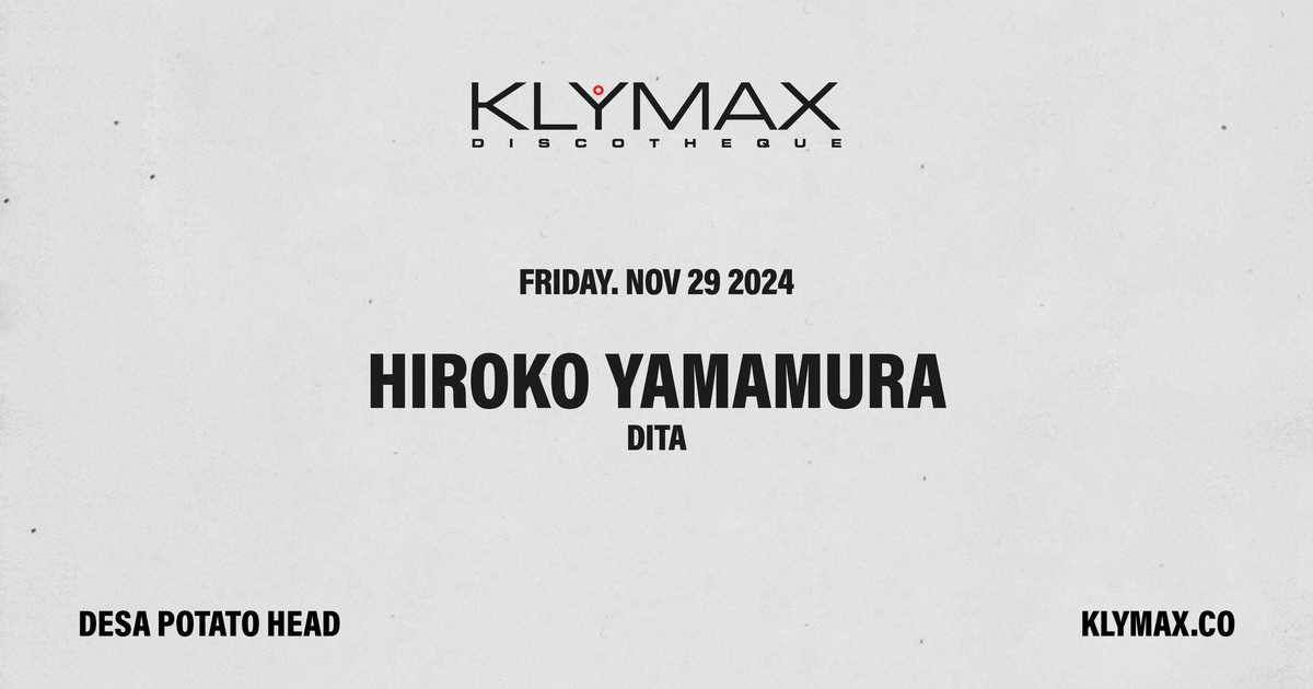 Hiroko Yamamura + Dita at Klymax Discotheque, Bali