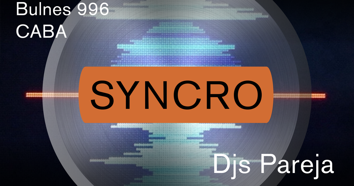Syncro con Djs Pareja - Rumanians y Dj これからの緊急災害 at TBA, Argentina