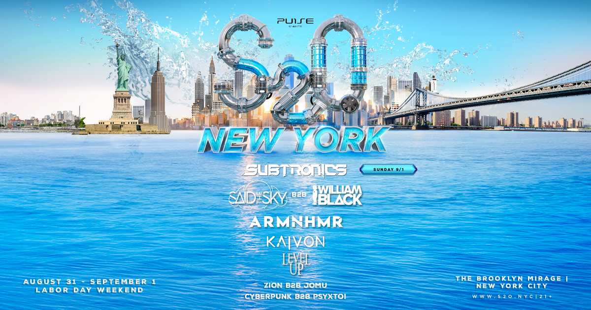 S2O NEW YORK (SUNDAY) at Brooklyn Mirage, New York City