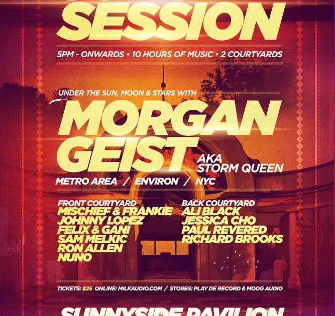 2nd Annual Sunset Session with Morgan Geist aka Storm Queen (Metro Area ...