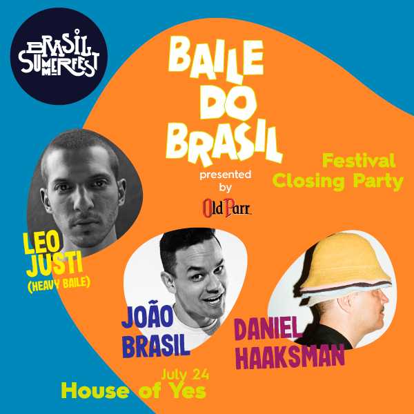Leo Justi, Daniel Haaksman, João Brasil em House of Yes, New York City