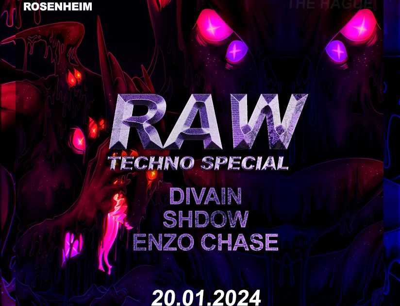 RAW Techno Special with RE:BORNRAVE from NL at Hole Club, Bavaria