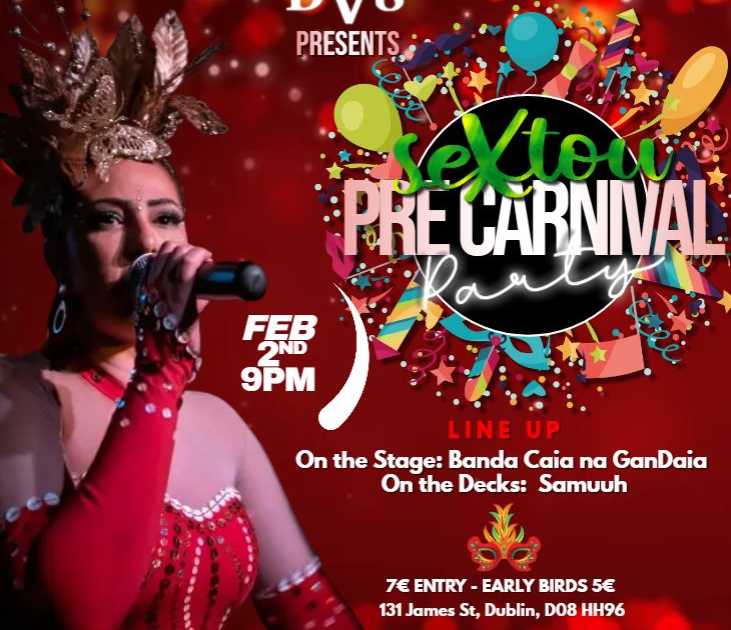 SeXtou - Pre Carnival Party en DV8 Bar & Venue, Dublin