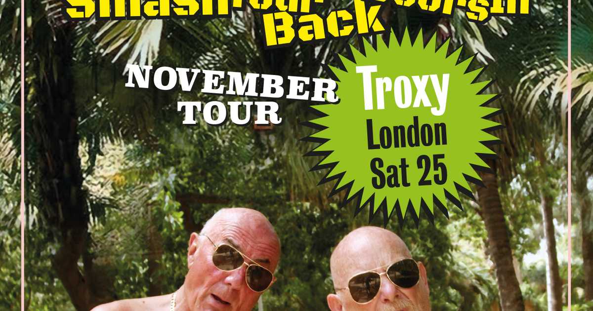Pete & Bas Smash Your Back Doors In November Tour at Troxy, London