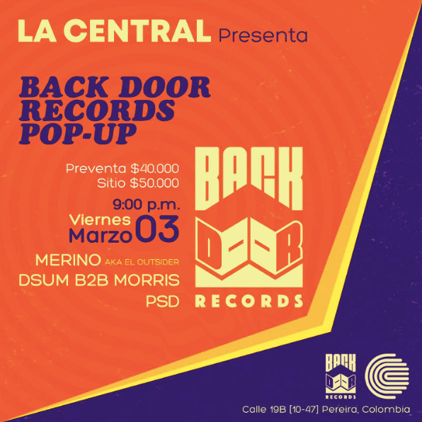 Back Door Records at La Central Pereira, Colombia