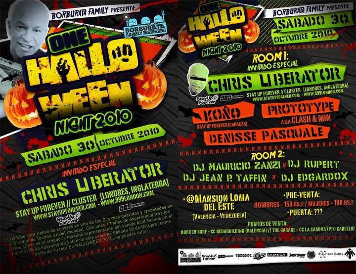 One Halloween Night 2010 with Chris Liberator en Safari Country Y Sigue ...