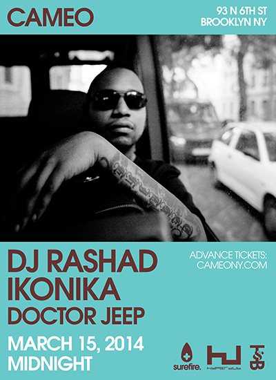 DJ Rashad & Ikonika with Doctor Jeep (Trouble & Bass) em Cameo Gallery ...