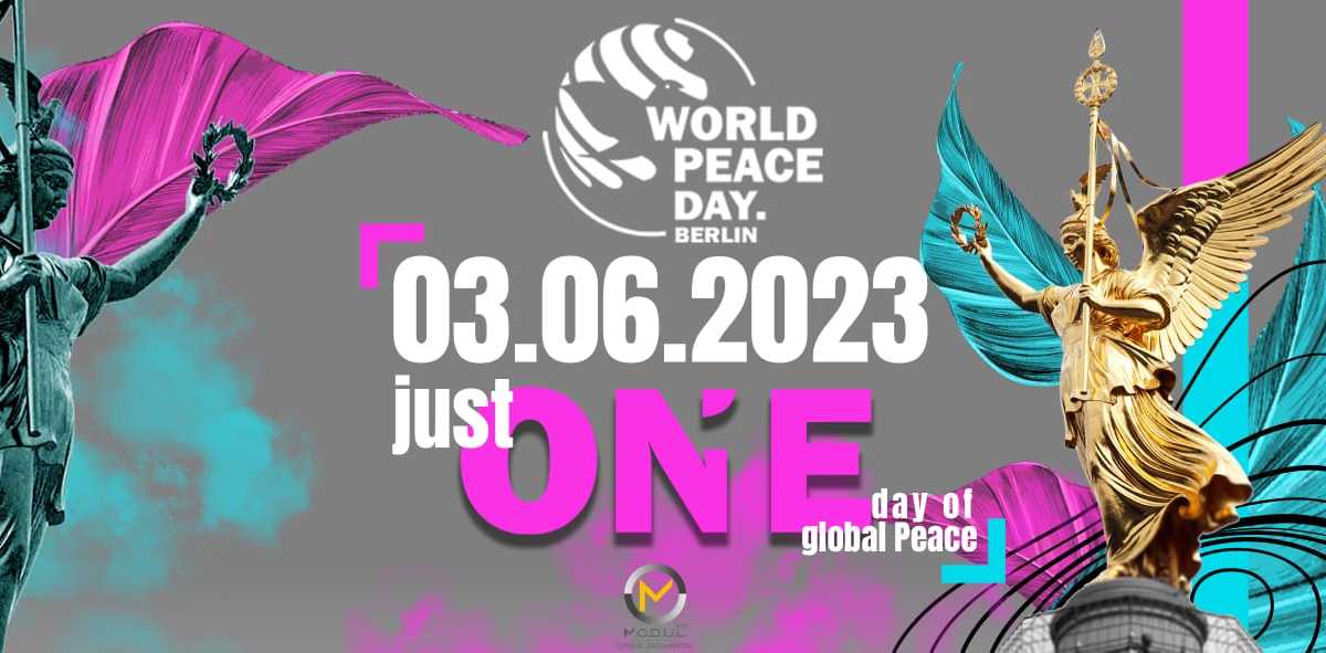 WORLD PEACE DAY BERLIN at Siegessäule / Großer Stern, Berlin