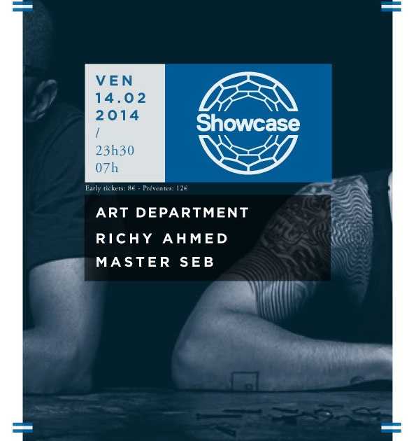 Art Department,Richy Ahmed & Master Seb em Showcase, Paris