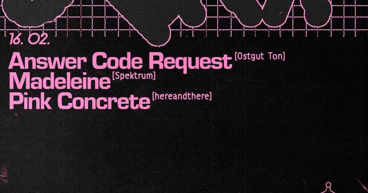 SPANK: Answer Code Request, Madeleine, Pink Concrete at Bike Jesus, Prague