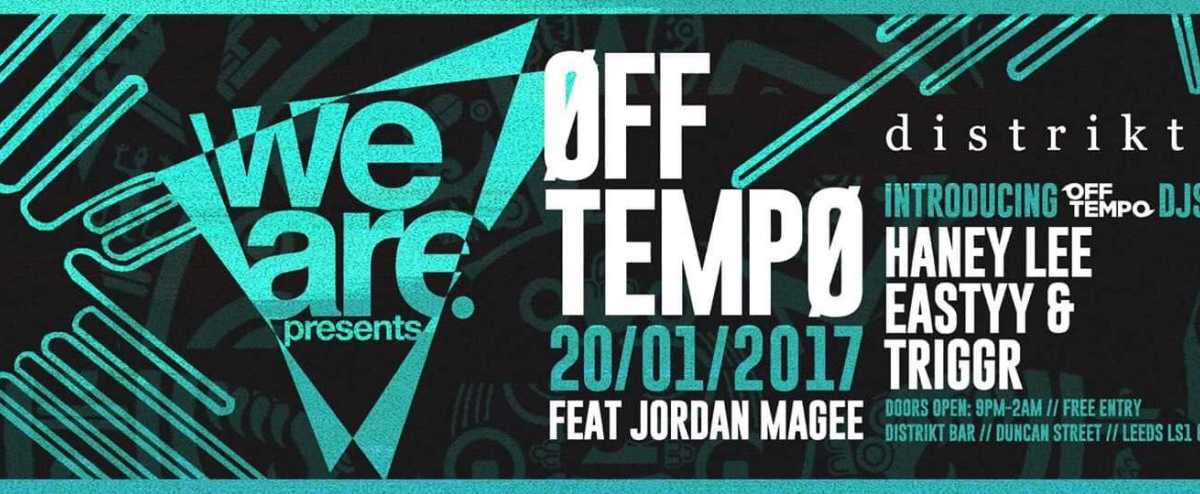 We-Are Launches Off Tempo Bar Leeds em Distrikt, Leeds