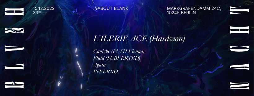 BLVSH NACHT bei ://about blank, Berlin