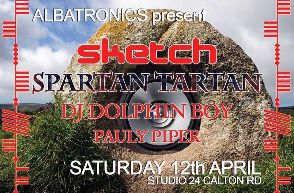 Albatronics: Sketch / Spartan Tartan / Pauly Piper at Studio 24, Edinburgh