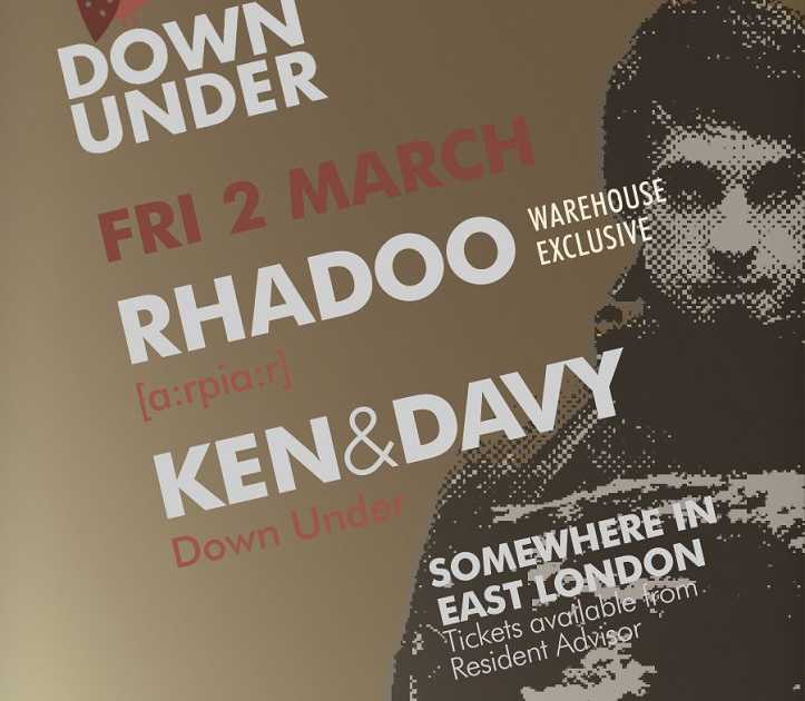 Down Under with Rhadoo - Extended Set -Ware[house] Exclusive at The Hub ...