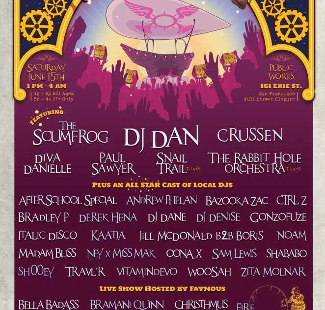 Airpusher and Public Works present: Steampunk Masquerade Block Party em ...