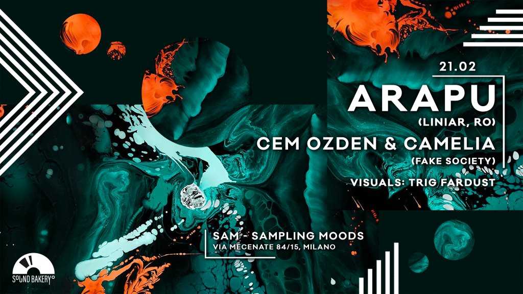 Sound Bakery #5 Arapu + Camelia B2B Cem Ozden em SAM Sampling Moods, Milão