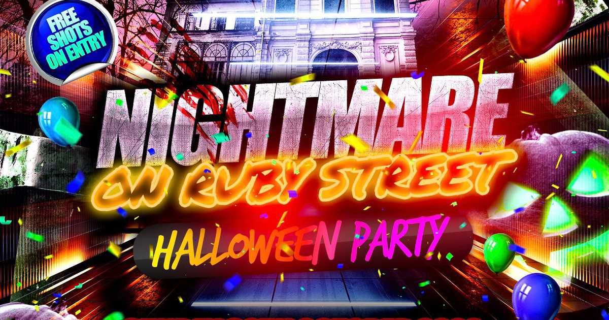 Nightmare In Ruby Street - London's Most Insane Halloween Party at Ruby ...