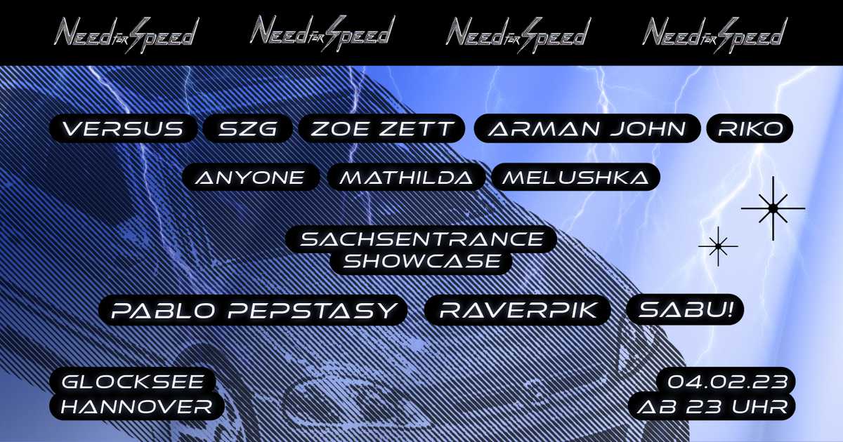 NEED FOR SPEED HANNOVER Vol. 2 at Indiego Glocksee, Hannover