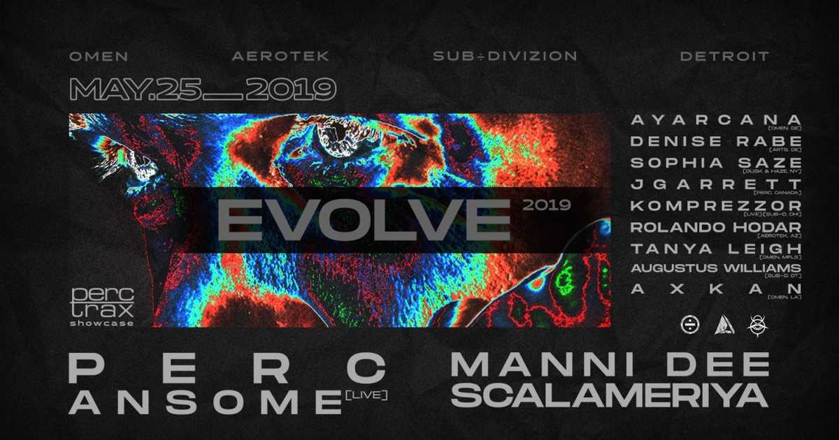 Evolve 2019: Perc Trax Showcase at TBA, Detroit