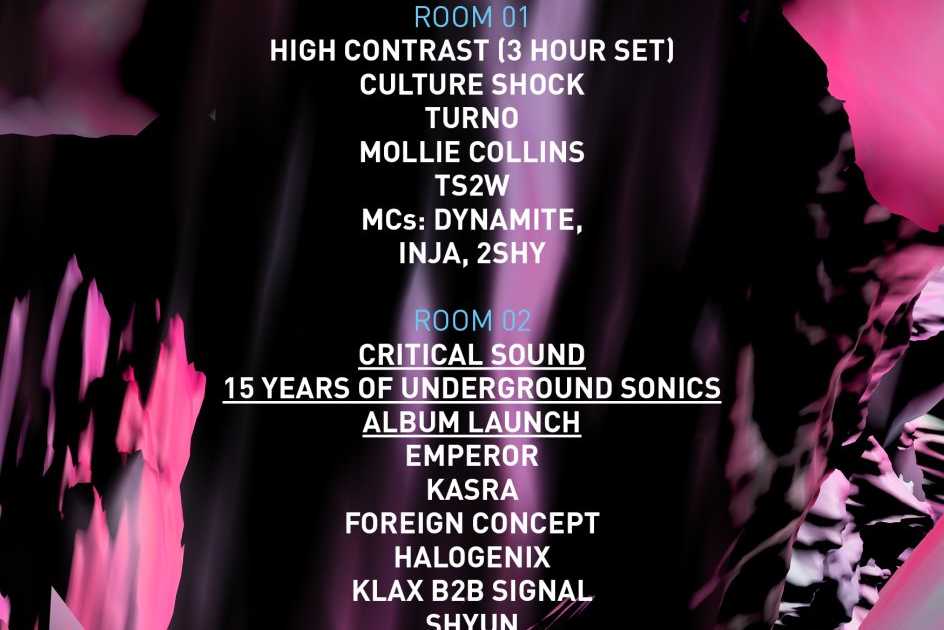 FABRICLIVE: High Contrast & Critical Sound Album Launch bei fabric, London