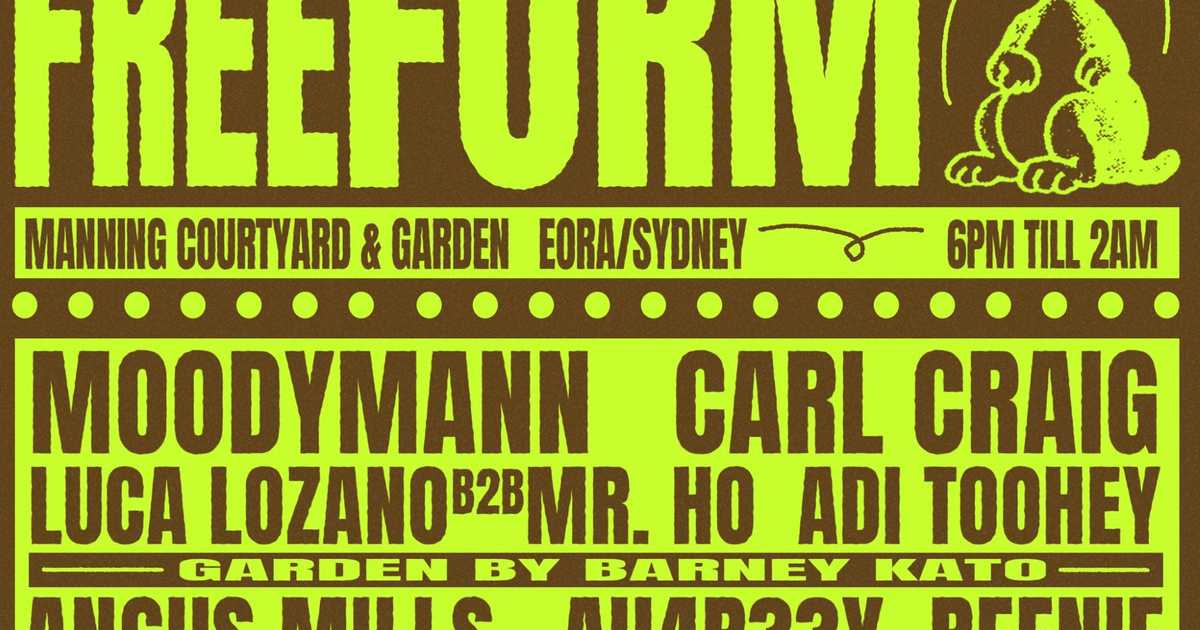 Freeform: Moodymann, Carl Craig, Luca Lozano & Mr. Ho + Adi Toohey at ...