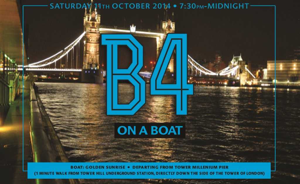 B4 - On A Boat with Barber & Majesty at Tower Millennium Pier, London