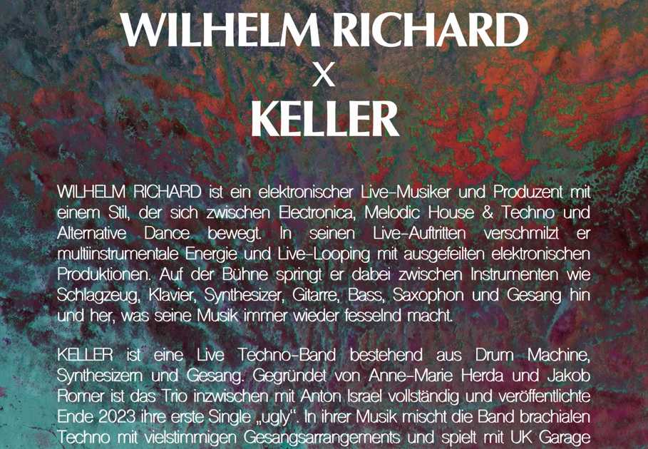 LIVE TECHNO EVENING (Wilhelm Richard x Keller) at Suedbrause bei Freunden, Leipzig