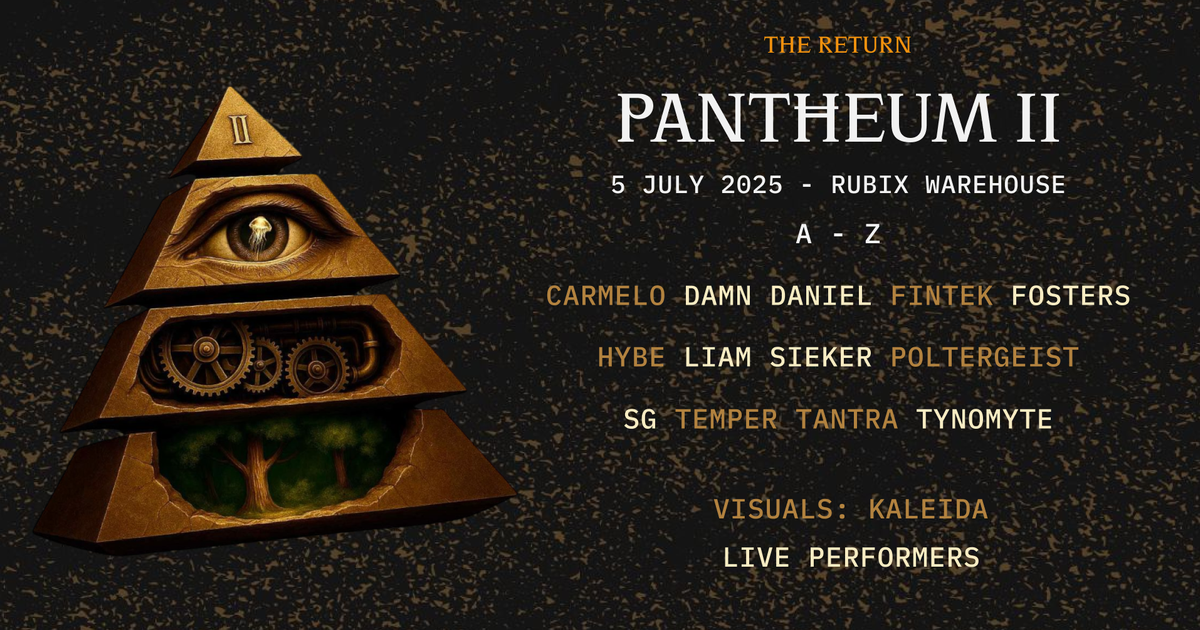 PANTHEUM II: A Dream Reawakened at Rubix Warehouse & Tetris Studios ...
