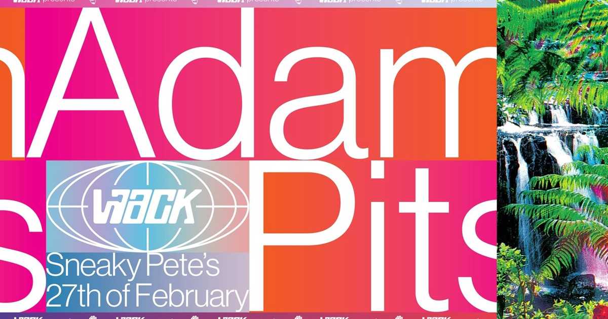 Wack presents: Adam Pits (Holding Hands/Wex) a Sneaky Pete's, Edinburgh