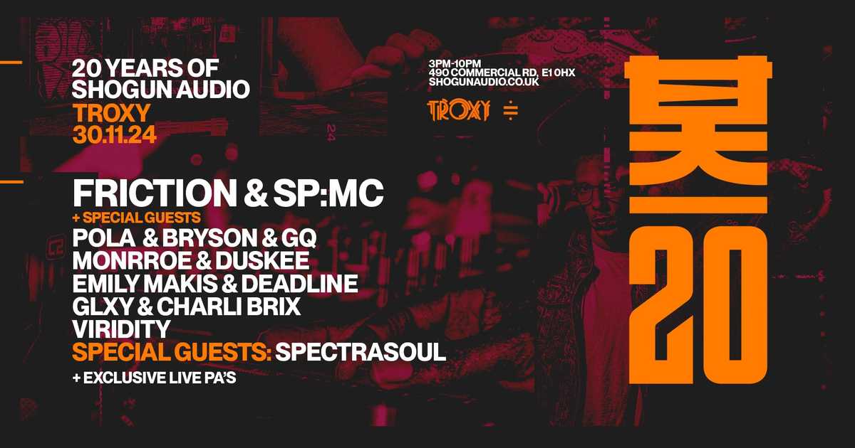 Shogun Audio - London at Troxy, London