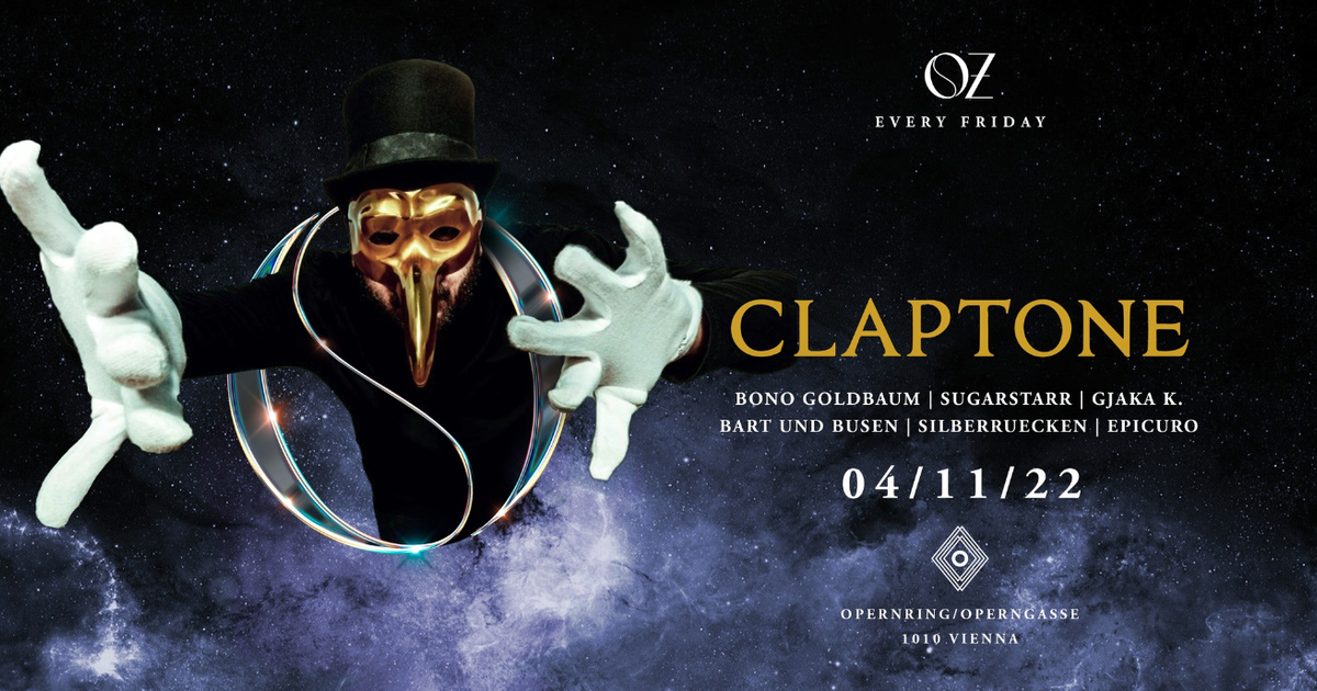 OZ with Claptone bei O der Klub, Vienna