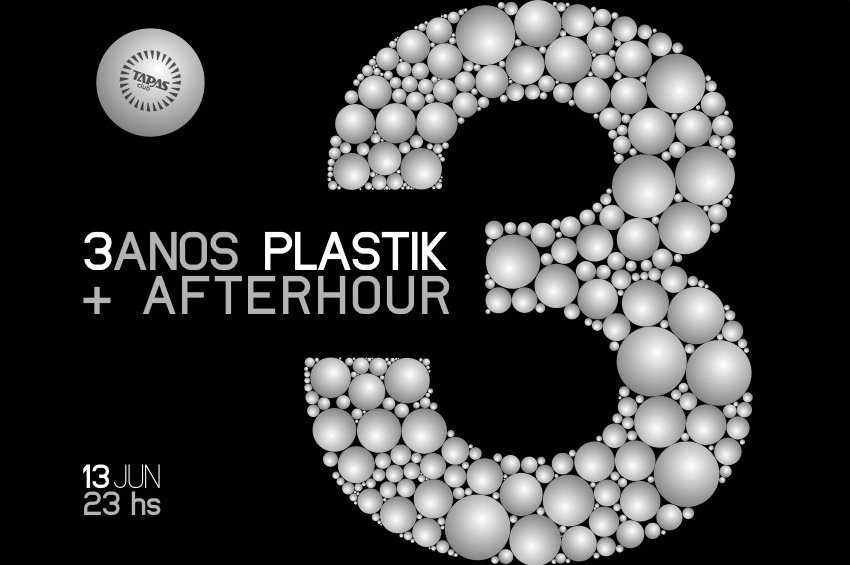 Platik 3years Anniversary en Tapas Club, São Paulo