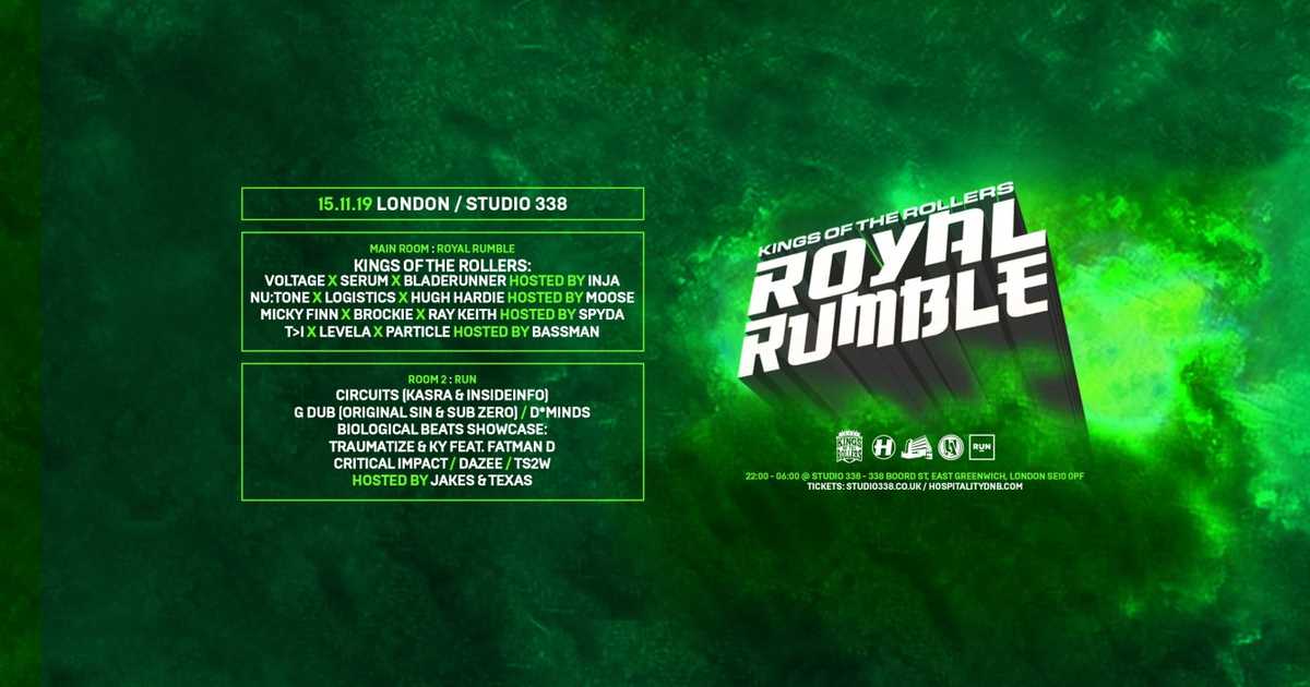 Kings Of The Rollers: Royal Rumble London (Round 2) bij Studio 338, London