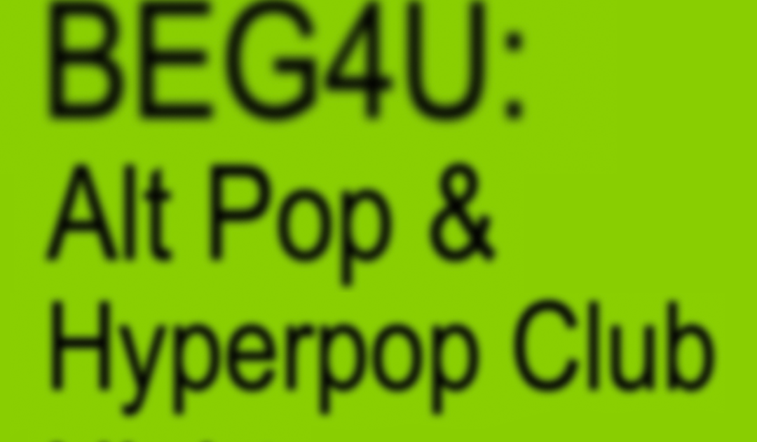 BEG 4 U: Reysha Rami (GLASGOW) - Alt Pop/Hyperpop Club Night at Audio ...