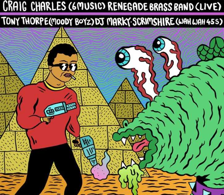 Craig Charles Funk and Soul Club bei Brixton Jamm, London