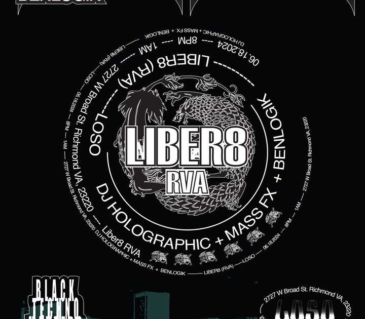 Black Techno Matters: LIBER8 RVA at Loso, Richmond