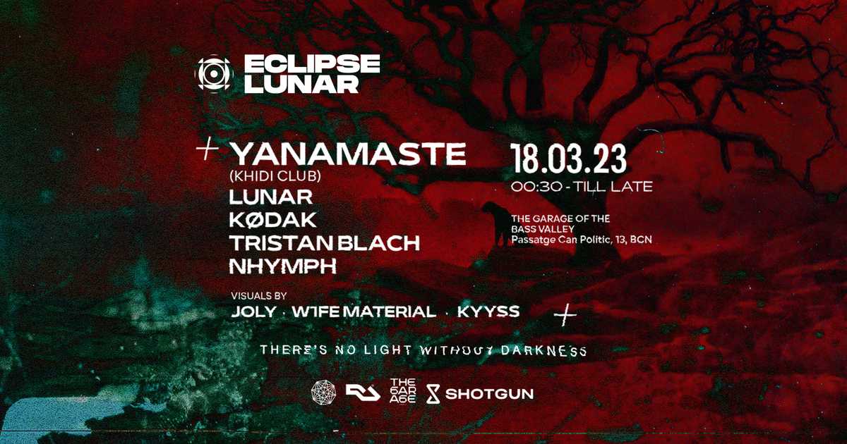Eclipse Lunar presents: Yanamaste a THE GARAGE CLUB BCN, Barcellona
