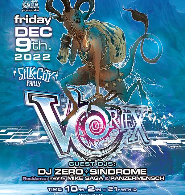 Mike Saga presents: VORTEX Lounge Philly at Silk City, Philadelphia
