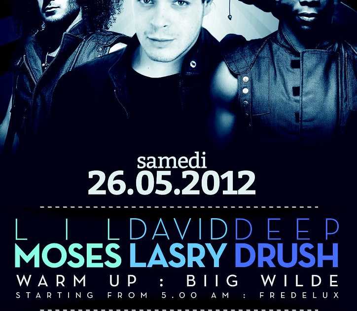 LIL Moses & David Lasry & Deep Drush bei Queen, Le, Paris