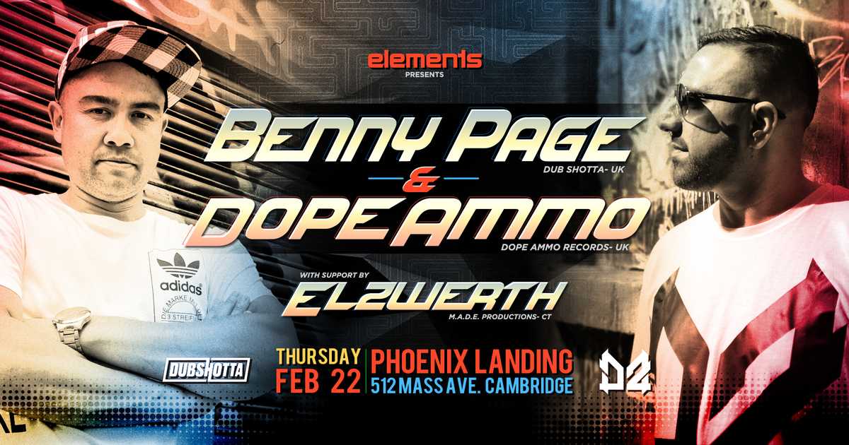 elements - Benny Page & Dope Ammo at Phoenix Landing, Massachusetts