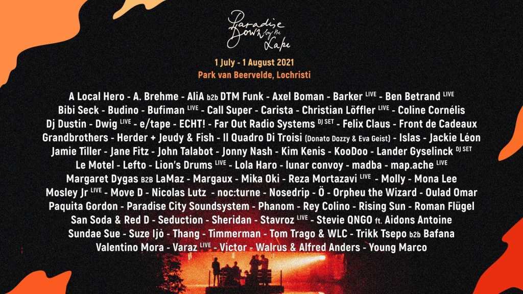 Paradise Down By The Lake with Grandbrothers, map.Ache Live, Kim Kenis ...