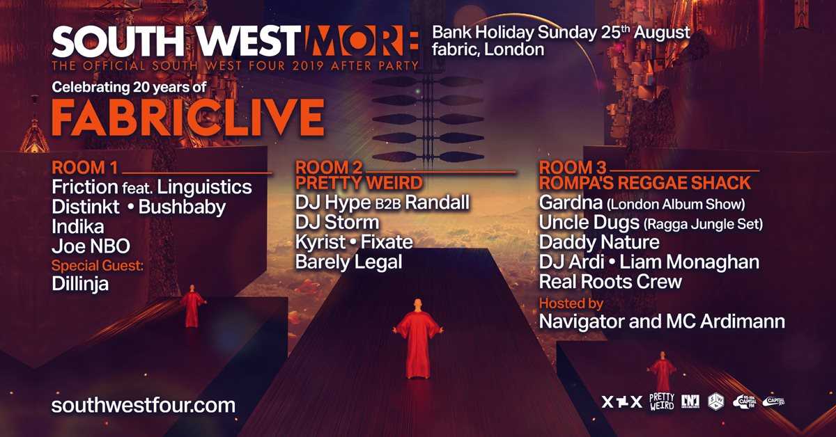 FABRICLIVE: SW4 After Party, Pretty Weird Records & Rompa's Reggae ...