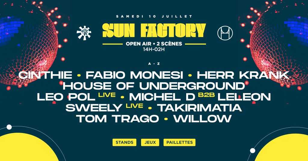 SUN Factory: Tom Trago, Cinthie, Sweely, Leo Pol em Secret Place, Paris