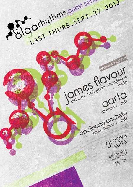 Alga-Rhythms Guest Series with James Flavour at Groove Suite, Portland