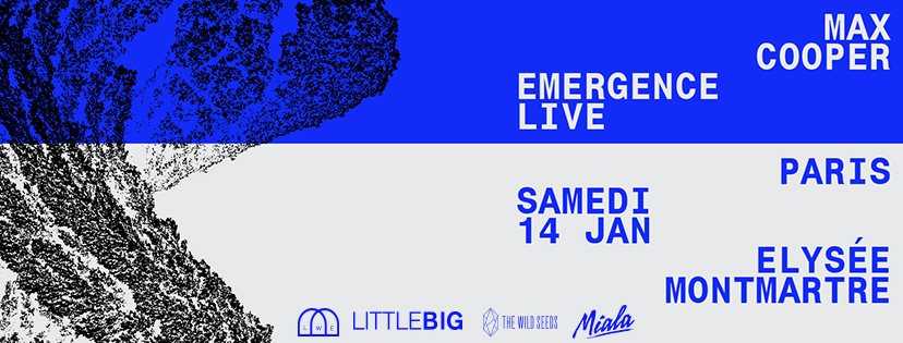 Max Cooper presents Emergence Live at Elysée Montmartre, Paris