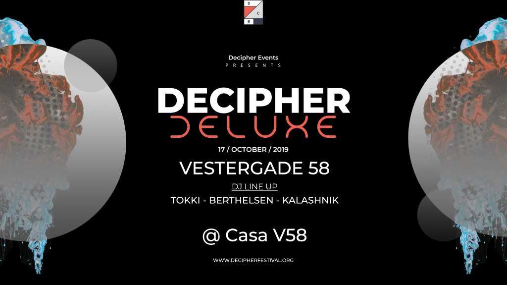 Decipher Deluxe Club DJ Night em Casa V58, Aarhus